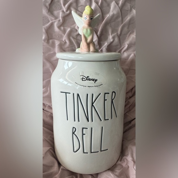 Rae Dunn | Kitchen | Rae Dunn Disney Tinkerbell Canister Wtinkerbell ...